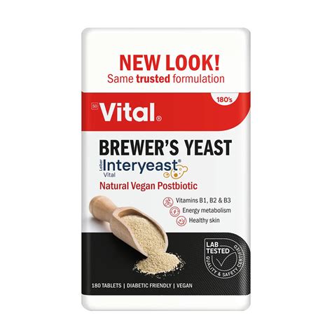 Vital Brewers Yeast Tablets 180s
