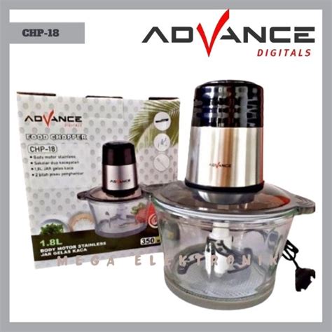 Jual Advance Chp 18 Chopper Food Penggiling Daging 1 8liter Shopee