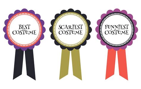 Halloween Costume Awards 15 Free Pdf Printables Printablee