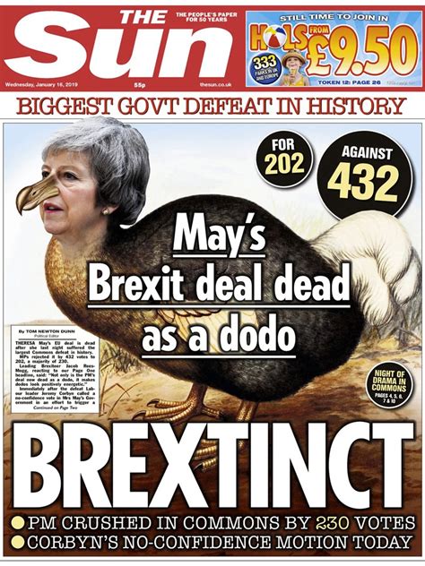 Derrota Histórica Las Lapidarias Portadas Británicas Tras El Rechazo