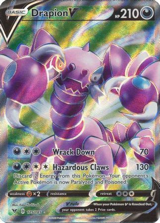 Drapion V Sword Shield Vivid Voltage Pokemon TrollAndToad