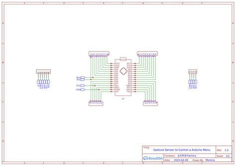 Gesture Sensor Apds99660 Control Menu OSHWLab