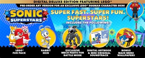 Buy Sonic Superstars Digital Deluxe Edition Featuring Lego® Steam Key
