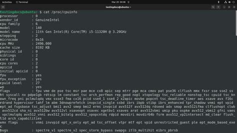 Linux CPU Commands TestingDocs