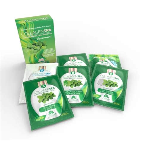 Lapalm Collagen Spa 6 Step Kit Spearmint Religion Nail Supply