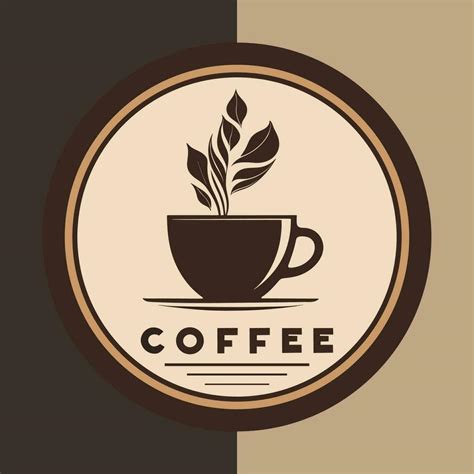 Coffee Cup Vector Logo Design Template Premium Coffee Shop Logo