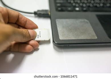 Hand Inserting Sd Memory Card Into Stock Photo Shutterstock