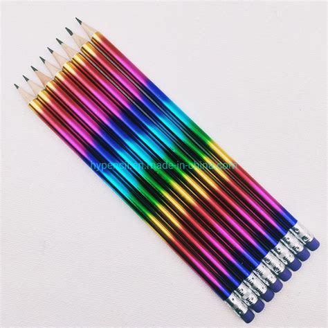 Triangular Round Square Hexagonal Rainbow Pencil Hb Lead Graphite