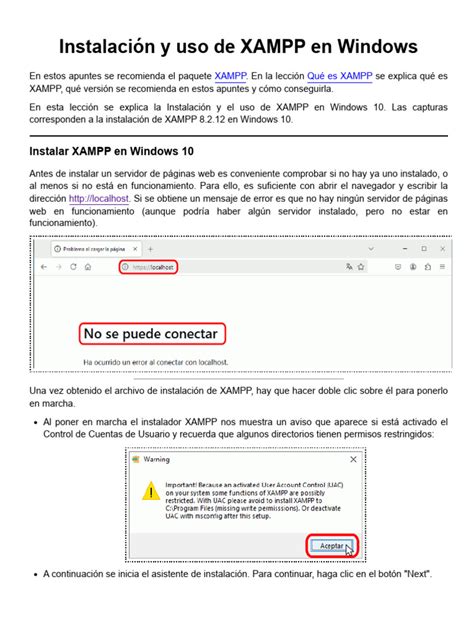 Xampp Instalación Y Uso Bartolomé Sintes Marco Pdf Cortafuegos Informática Servidor