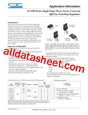 LC Datasheet PDF Sanken Electric