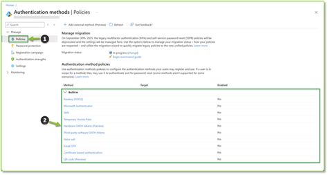 Mfa Authentication Methods User Removal