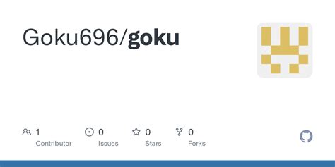 Github Goku Goku