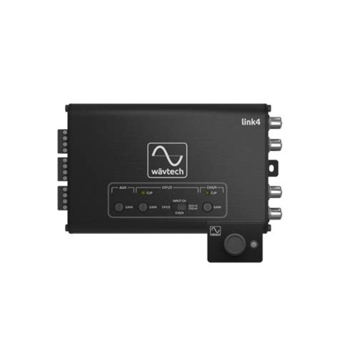 WAVTECH Channel Line Out Converter With AUX Input Signal Summing Remote Trucking Sounds