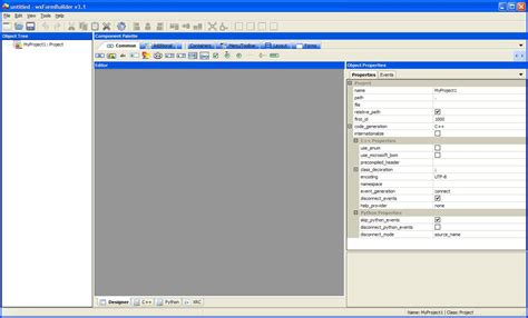 los sizer de wxpython en wxformbuilder