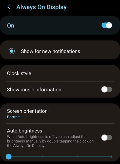 Always On Display Brightness Samsung Community 2359123