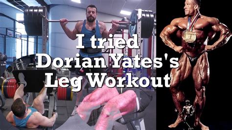 I Tried Dorian Yatess Leg Workout Youtube