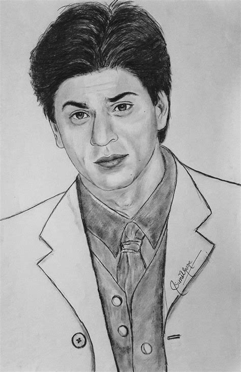 Srks Portrait Easy Cartoon Drawings Naruto Sketch Drawing Sketches