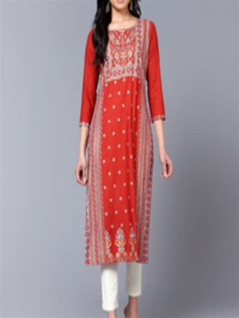 Buy Bani Women Floral Printed Liva Kurta Kurtas For Women 21969560