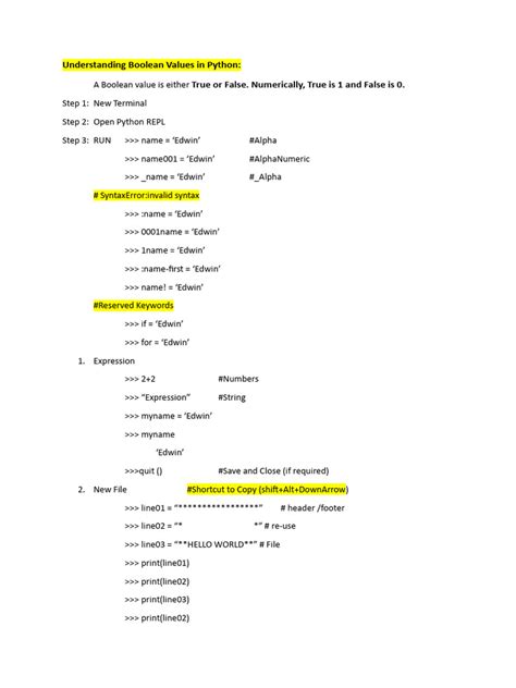 Assignment Opertators On Values Pdf Boolean Data Type Python