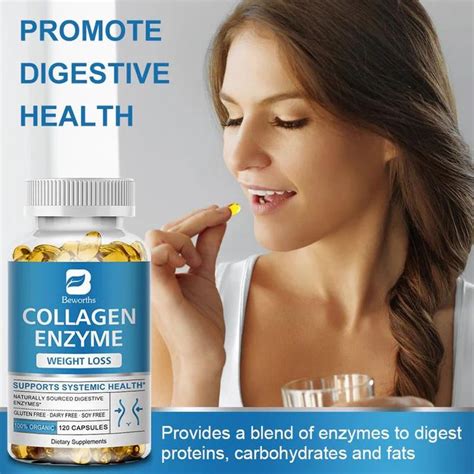 Ензим за управление на апетита Колагенови капсули за отслабване здраве на червата Beworths 120