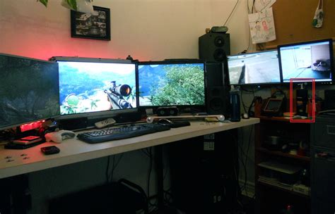 Finally Have A Decent Eyefinity Setup Dont Judge My Wires R