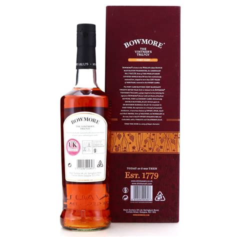 Bowmore 27 Year Old The Vintners Trilogy Iii Port Cask Whisky
