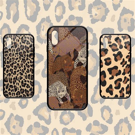 Jual Case Softcase Hardcase D Glossy Motif Leopard Untuk All Type Smartphone Iphone Oppo Vivo