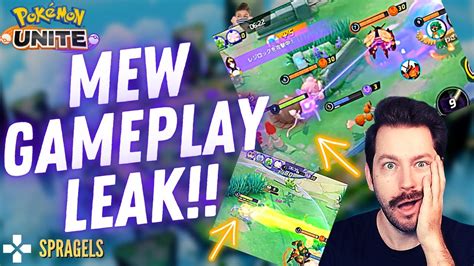 Mew Leaked Gameplay Pokemon Unite Youtube