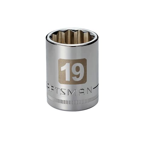 Craftsman 19mm Easy To Read Socket 12 Pt Std 12 In Drive