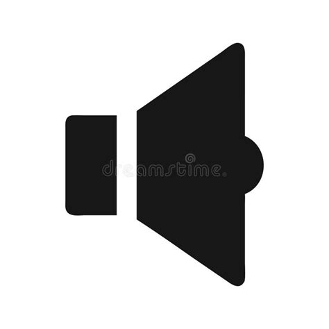 Icon User Interface Sound Speaker Stock Illustration Illustration Of