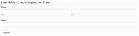 create a wordpress registration form with formidable forms