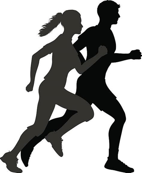 Jogging Clip Art Vector Images And Illustrations Istock