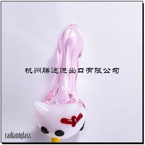 Wholesale Cute Hello Kitty Smoking Pipe Novelty Hand Pipe Glass Pipe And Hookah Pipe Price