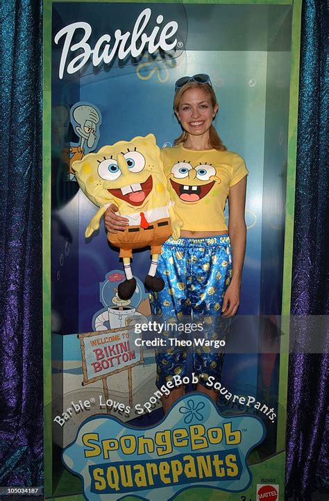 Barbie Loves Spongebob Squarepants Doll Unveiling Nachrichtenfoto