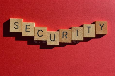 Security Word As Banner Headline Stock Image Image Of Backing Text