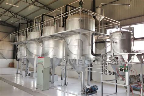 Physical And Chemical Process In Palm Oil Refining Plant