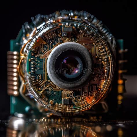 Microchip In The Pupil Of The Eye Artificial Intelligence Electronic