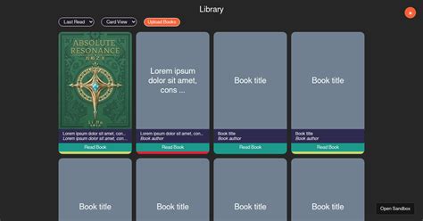 react library codesandbox