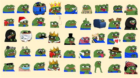 270 Peepo Emotes Mega Pack Twitch Emotes Discord Emotes Text