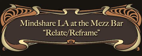 Reid Mixes And Mingles At Mindshare La Salon “relatereframe” Feb 16th