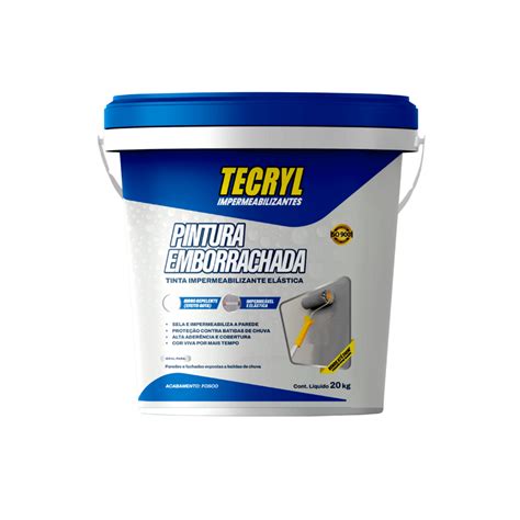 Pintura Emborrachada Tecryl Impermeabilizantes