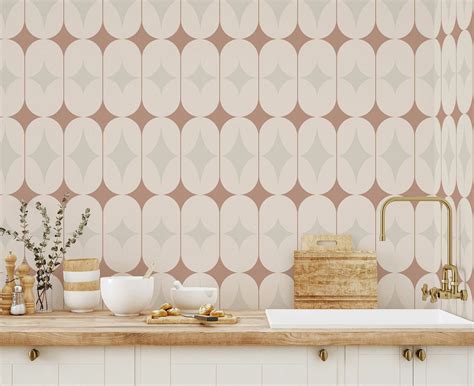 Sandy Tiles Wallpaper Peel And Stick Or Non Pasted