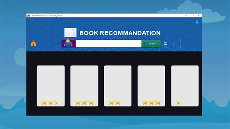 book recommender system project python application gui tkinter