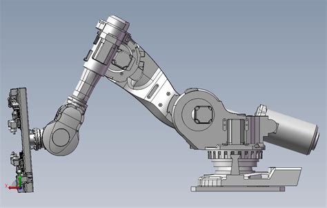6轴机器人夹爪solidworks 2014模型图纸下载 懒石网