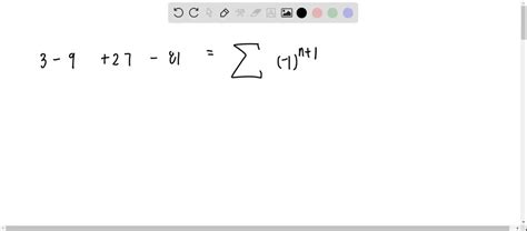 Solvedwrite Each Infinite Series In Sigma Notation Beginning With ∑i