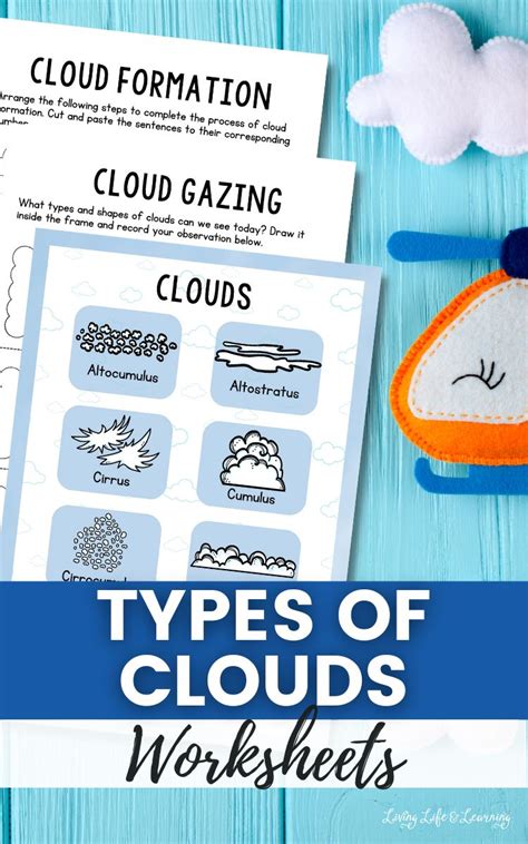 Types Of Clouds Worksheets