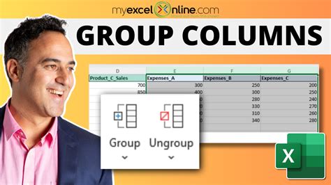 How To Group Columns In Excel Step By Step Guide Myexcelonline