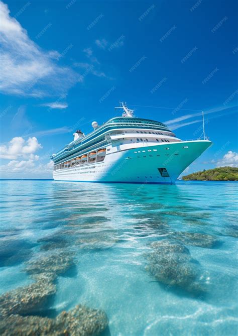 럭셔리 크루즈 선박 의 모습 Ai 생성 이미지