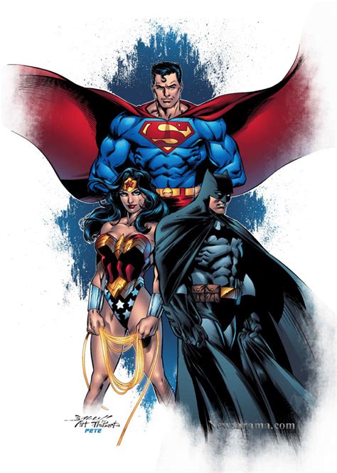Superman Batman And Wonder Woman Comic Art Community Gallery Of
