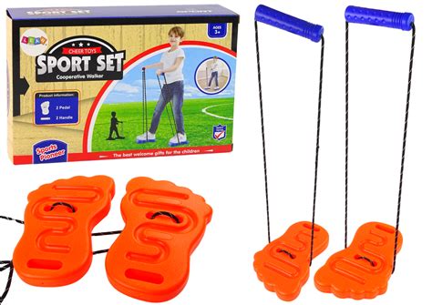 Stepper Set Stelzen Für Kinder Orange Spielzeug Sport